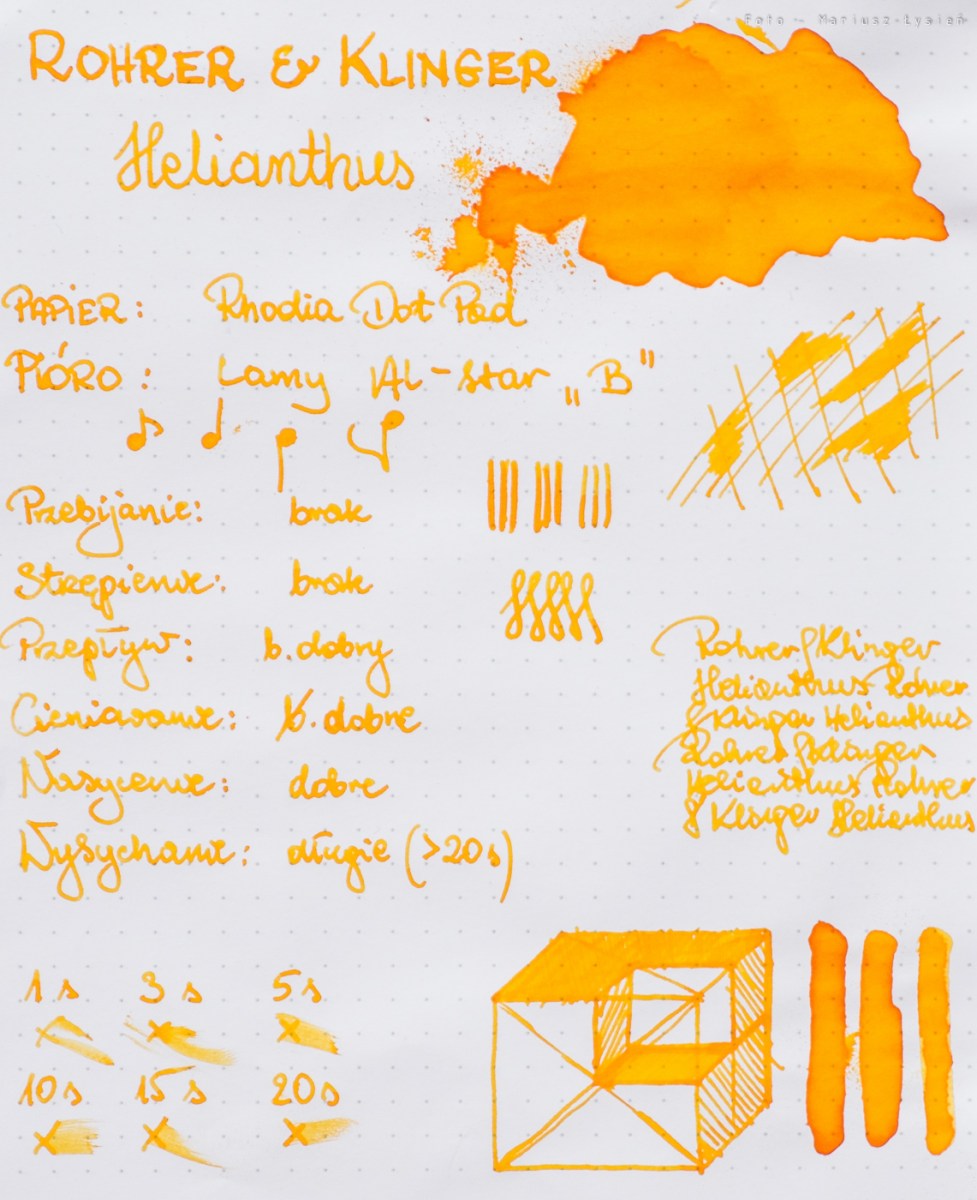 Rohrer & Klingner Helianthus – test – Zegarki i Pióra